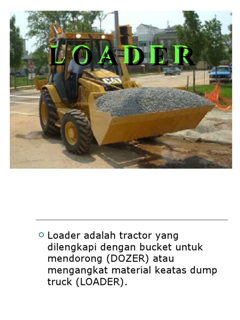 Panduan Lengkap Loader: Crawler vs Wheel | PDF
