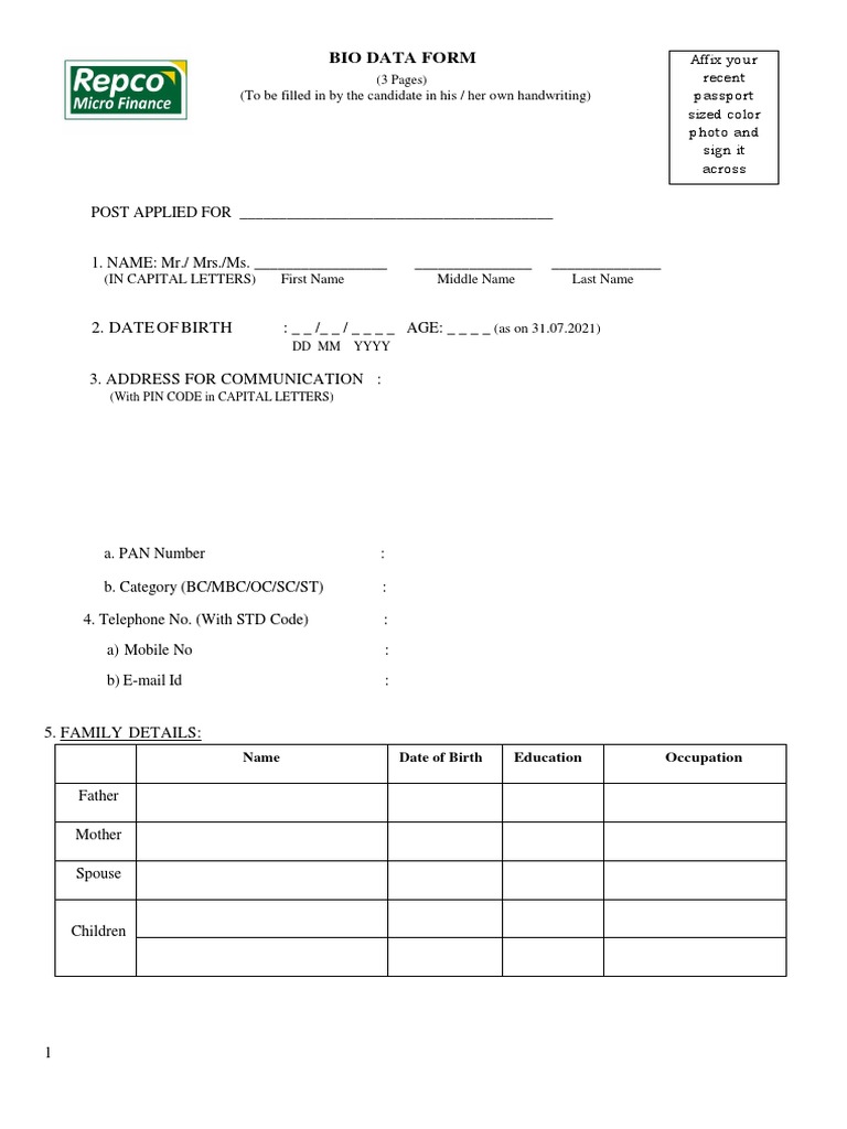 2 - Repco Application | PDF