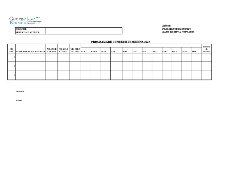 Model Programare CO 2022 | PDF
