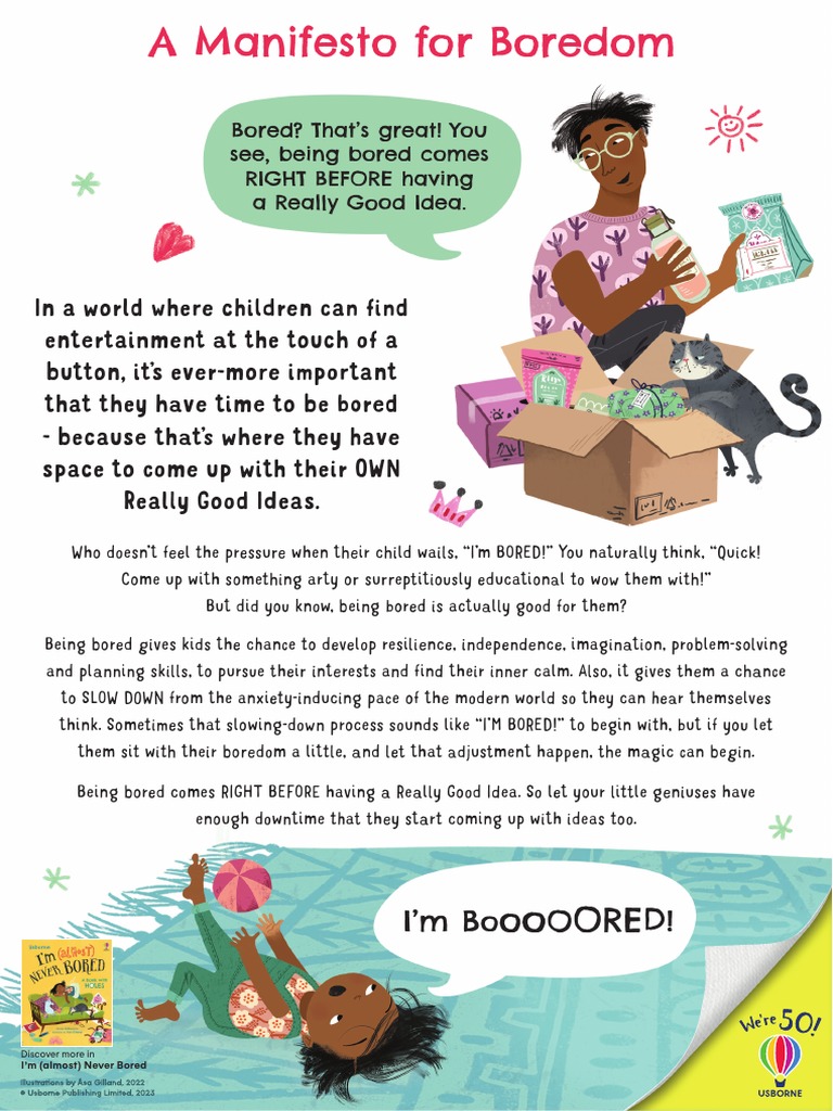 Im Almost Never Bored Activity Sheet v5 | PDF | Self-Improvement | Wellness