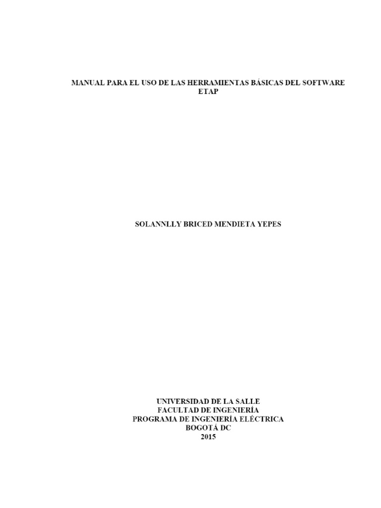 Manual Etap Español | PDF