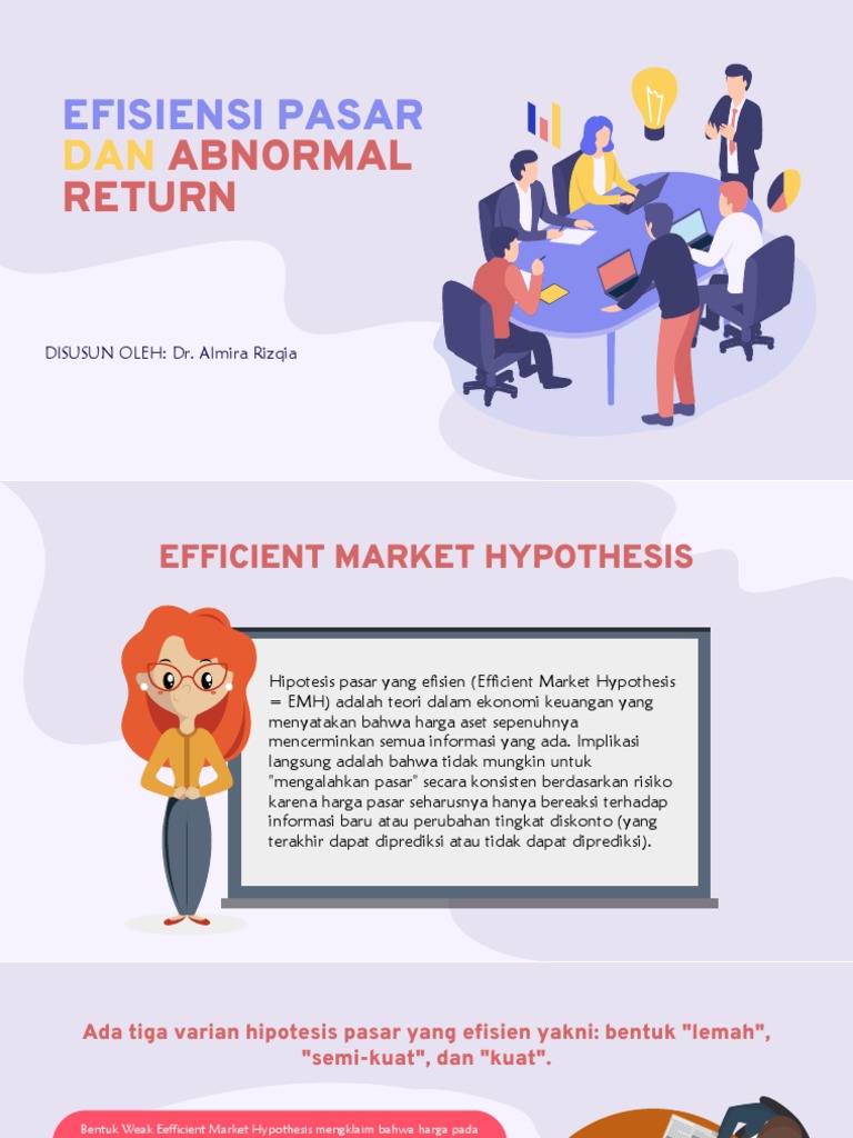 Efisiensi Pasar Dan Abnormal Return | PDF