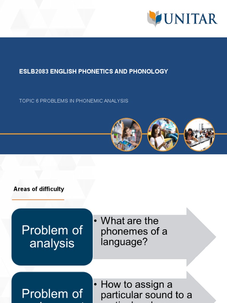 Topic 6 Problems in Phonemic Analysis | PDF | Language Arts & Discipline