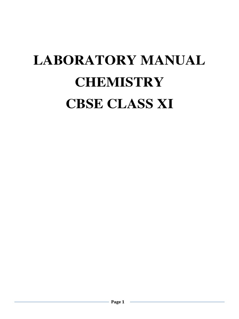 Cbse Practical Manual Classs Xi 2023 | PDF | Filtration | Thermometer