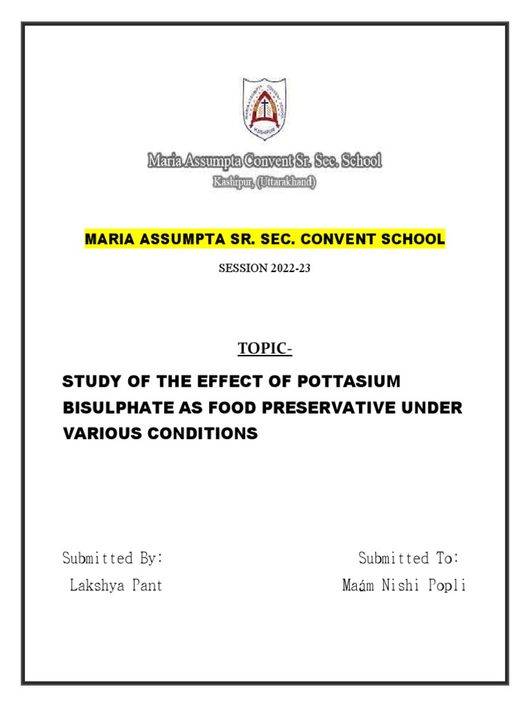 Chem Project Lakshya | PDF | Chemistry | Chemical Substances