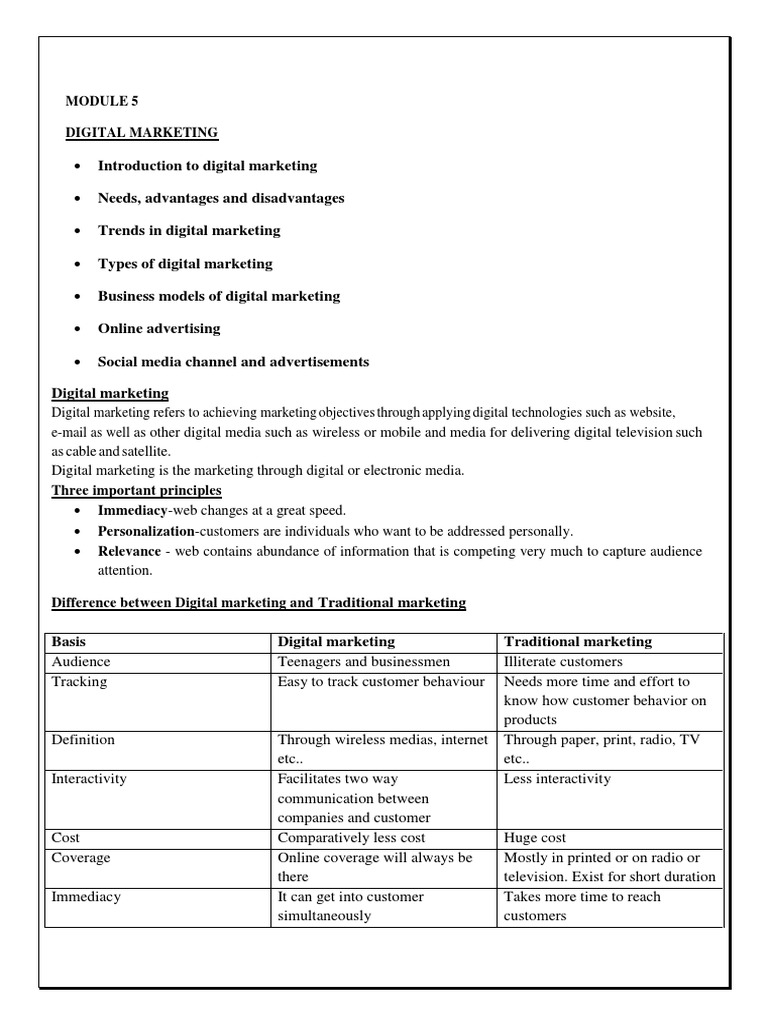 MODULE 5 - Pbs | PDF | Digital Marketing | Online Advertising