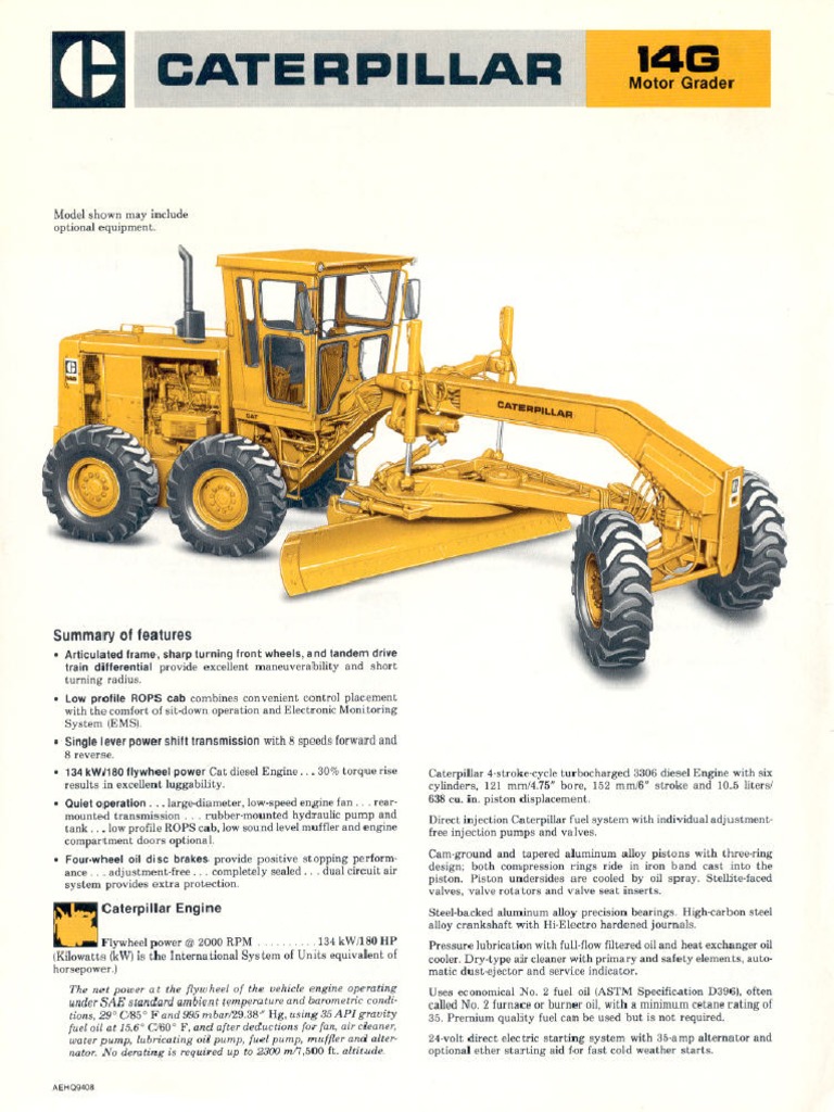 Cat 14G | PDF