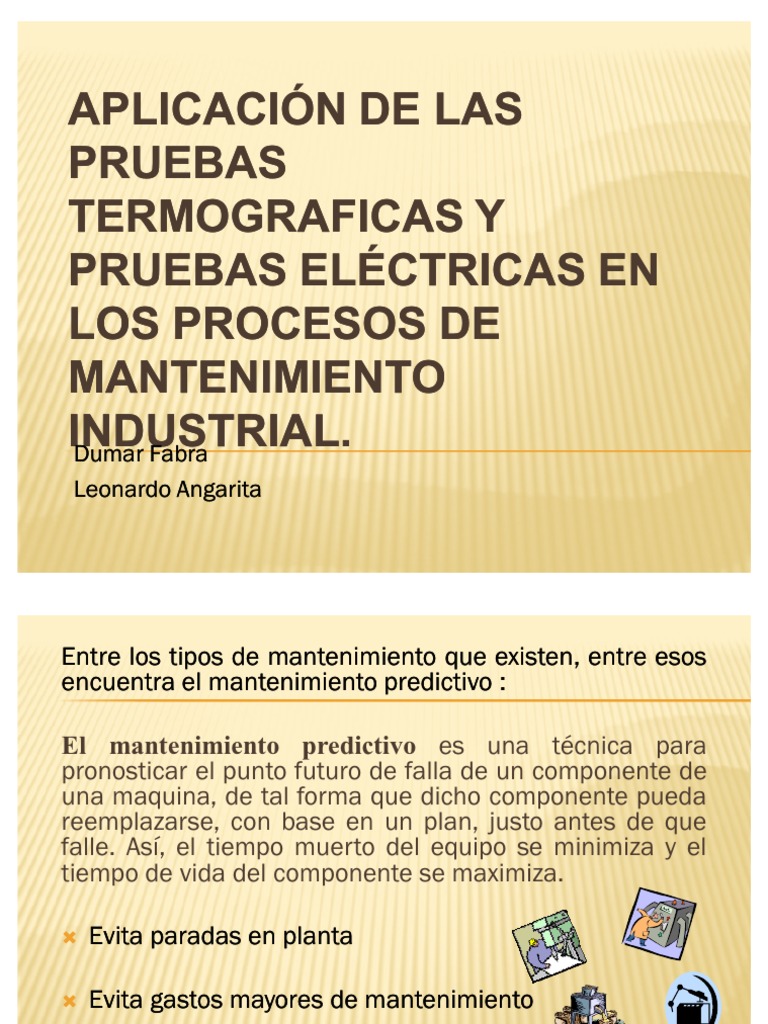 Aplicacion de Las Pruebas Termograficas y Pruebas Elctricas | PDF
