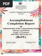 Department of Education: Rapid Mathematics Assessment Accomplishment ...