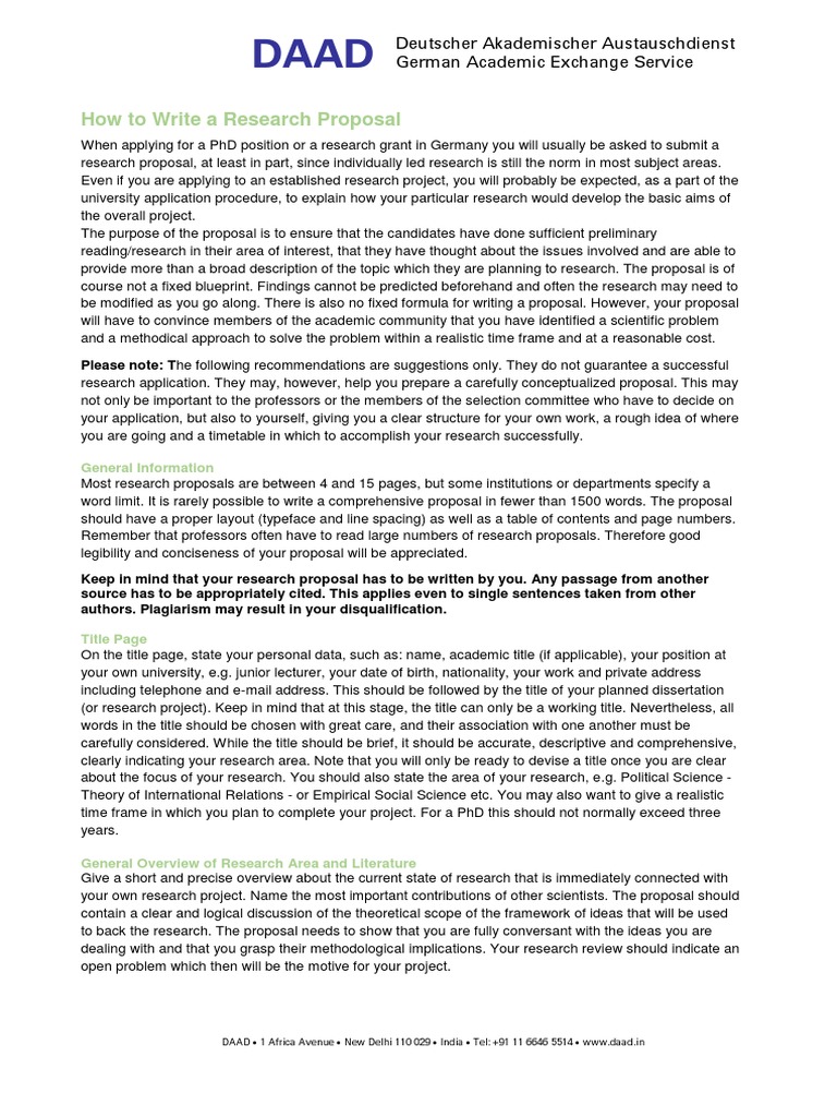 Writing a Research Proposal Guide | PDF | Science | Cognition