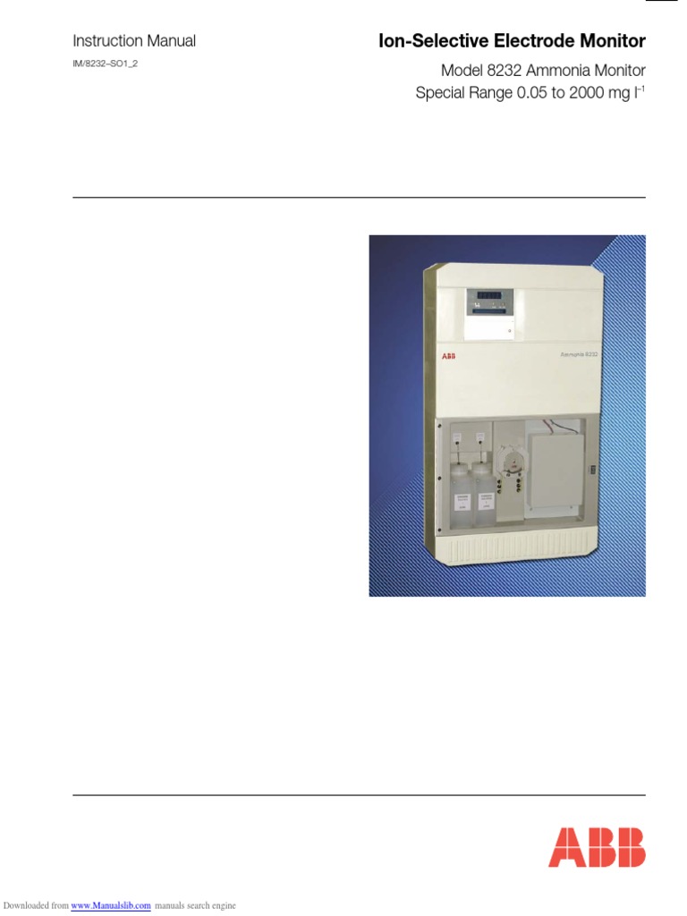 Instruction Manual: Ion-Selective Electrode Monitor | PDF | Relay ...