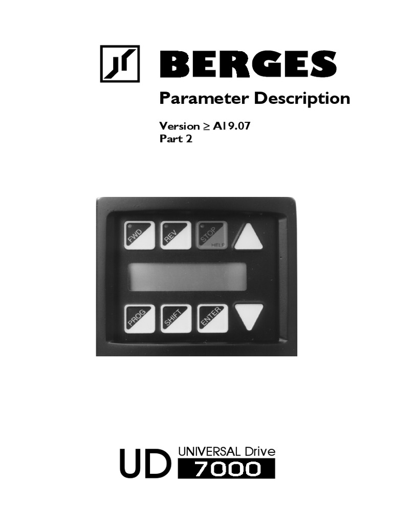 Universal Drive Parameter Guide | PDF | Parameter (Computer Programming) | Electric Motor