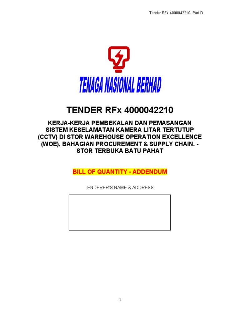 BQ ADDENDUM - BATU PAHAT | PDF | Taxes | Hard Disk Drive