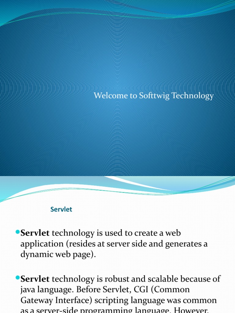 Presentation of Servlet | PDF | Hypertext Transfer Protocol | World Wide Web