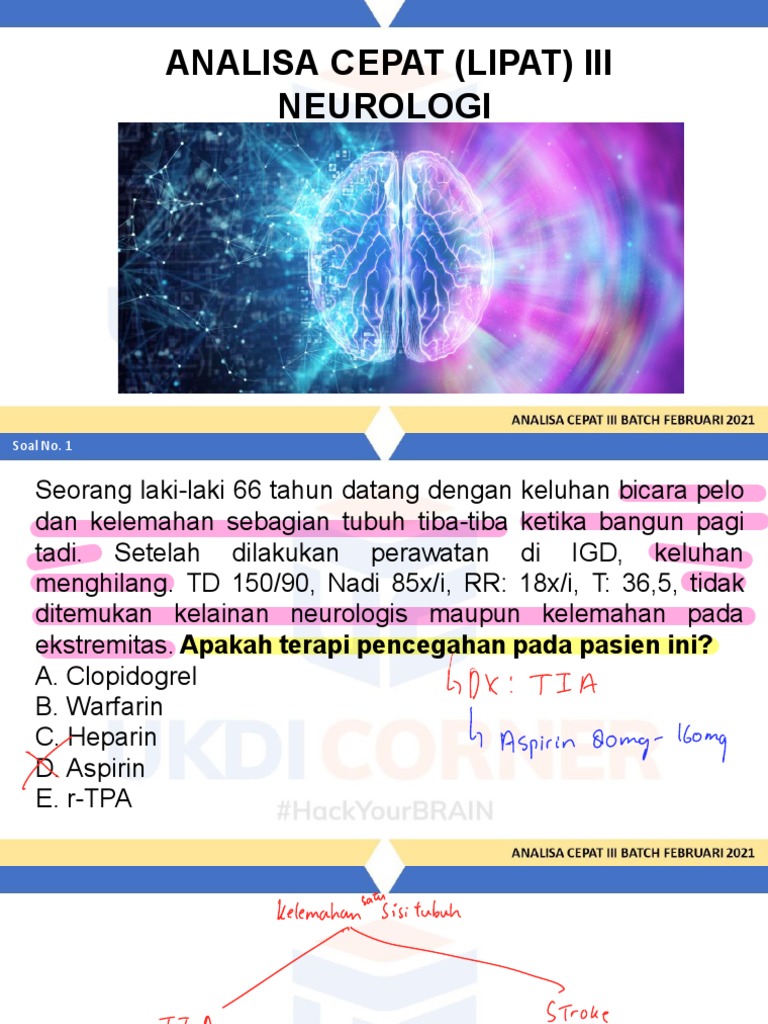 Lipat 3 - Pembahasan Neurologi | PDF