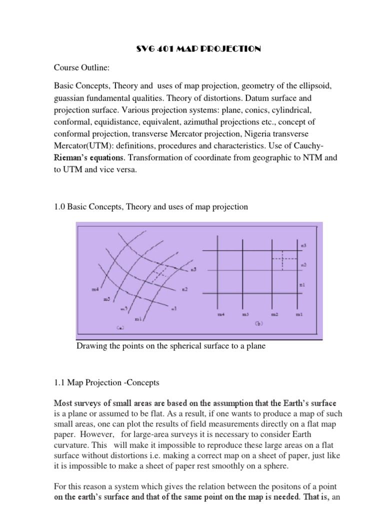 Map Projections for Geospatial Experts | PDF | Latitude | Mathematics