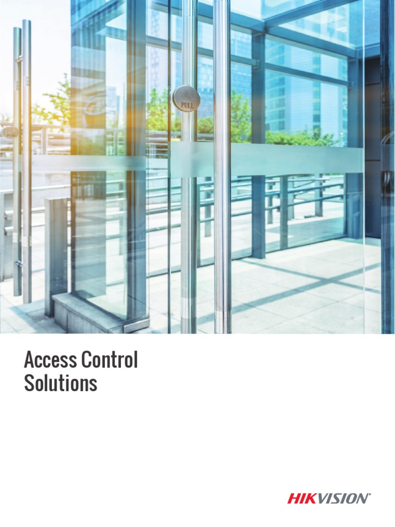 Access Control Brochure | PDF | Access Control | Telecommunications