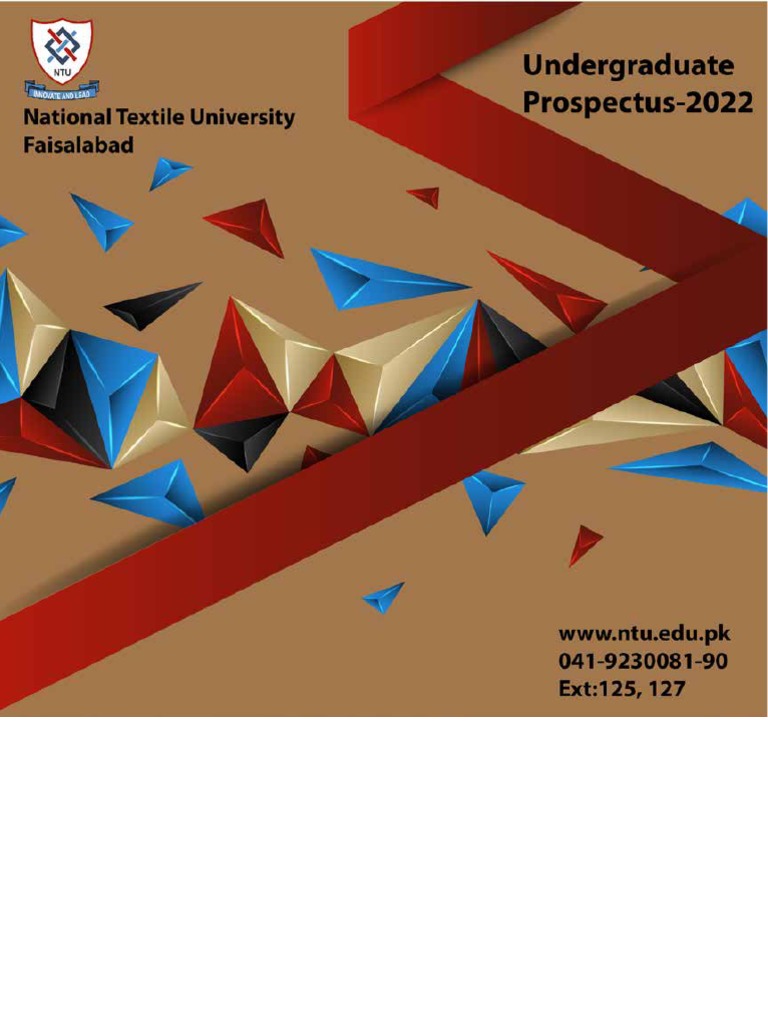 Prospectus 2022-23 Revised | PDF | Course Credit | Libraries