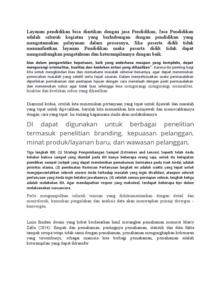 Materi Design Thinking | PDF