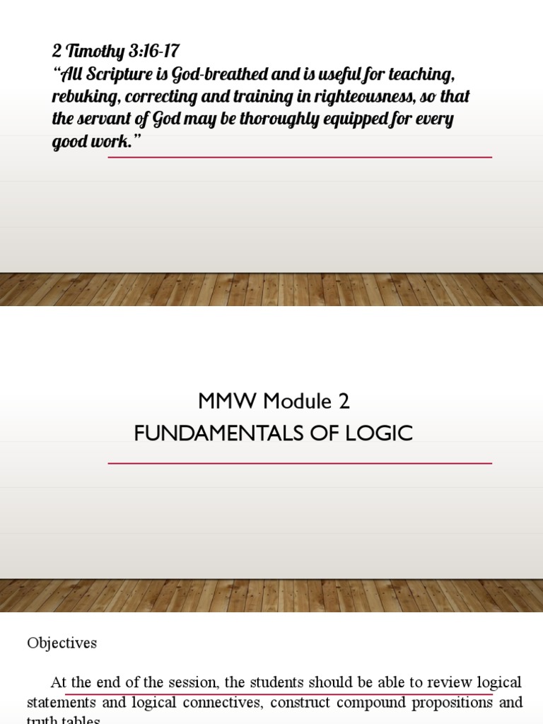 MMW Module 2 | PDF | If And Only If | Logic