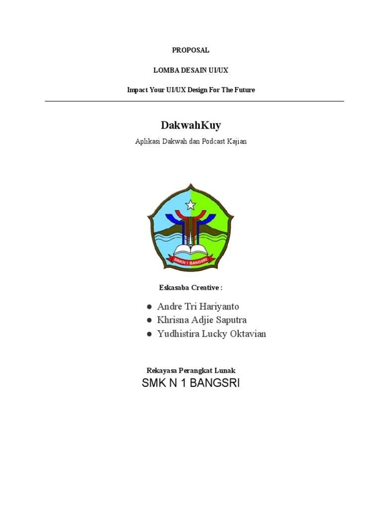 Proposal Lomba Desain UI/UX DakwahKuy | PDF