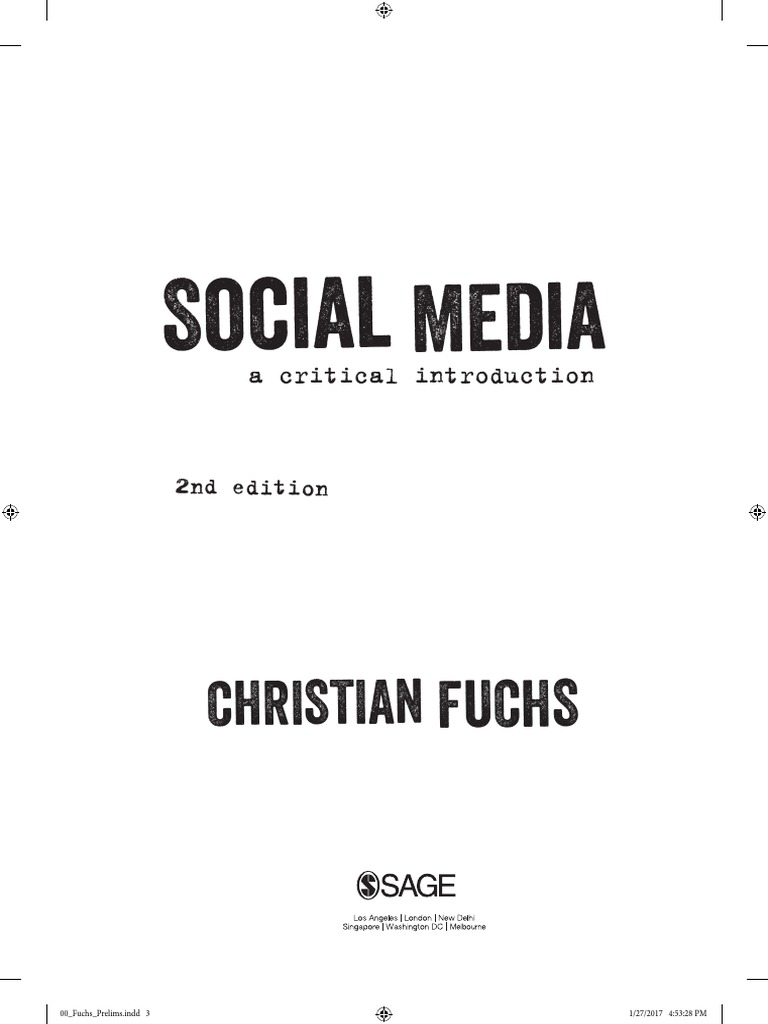 Sample Chapter 8 From 9781473966833 T | PDF | Public Sphere | Jürgen Habermas