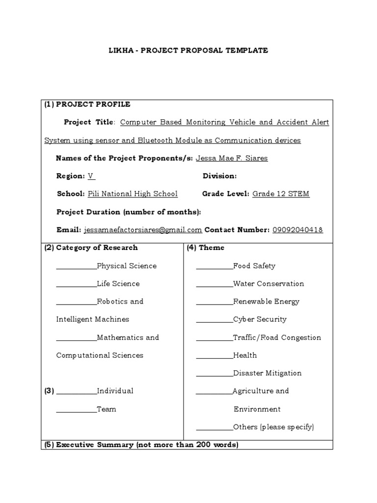 Proposal | PDF | Bluetooth | Arduino