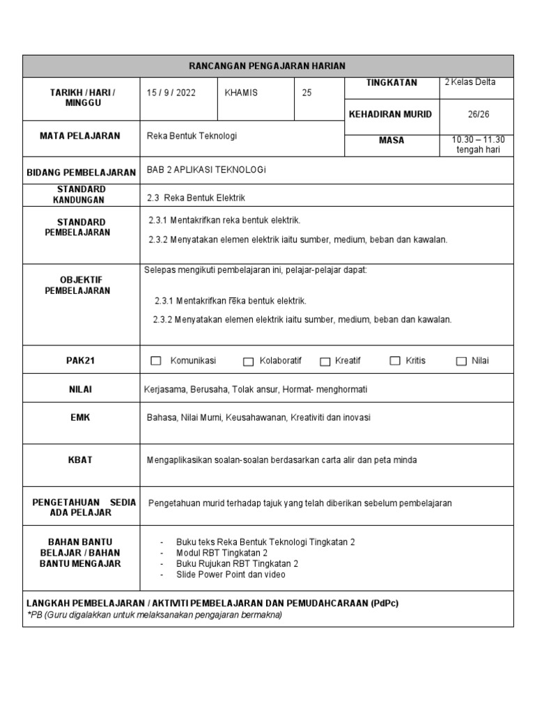 RPH 3 (Rekabentuk Elektronik) | PDF
