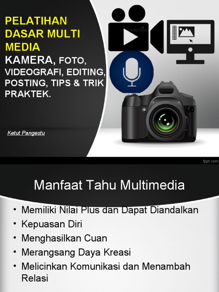 Materi Dasar Multimedia (Kamera Dan Editing) | PDF