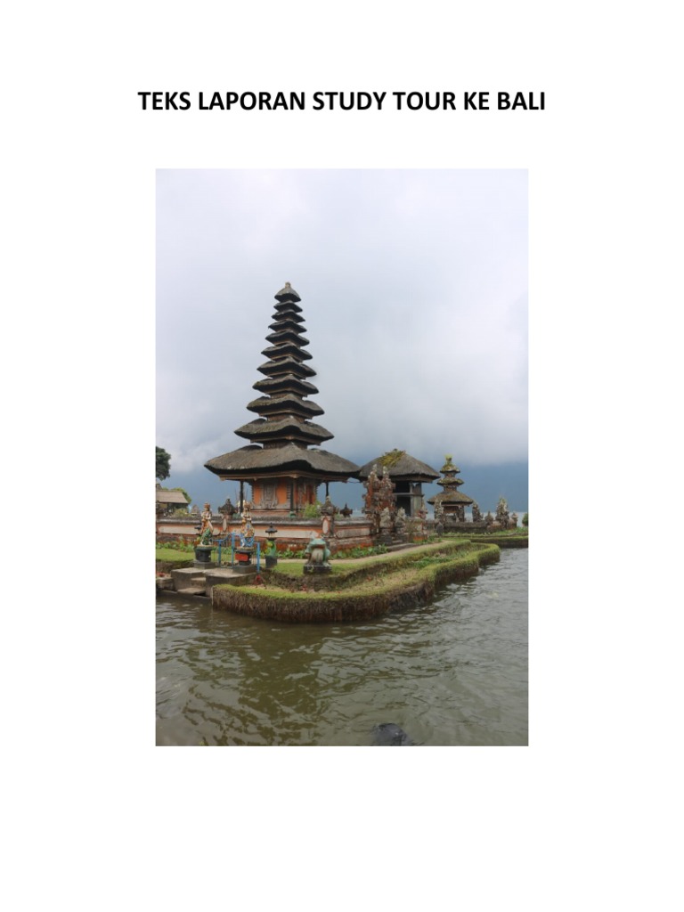 Teks Laporan Study Tour Ke Bali V2 Pdf