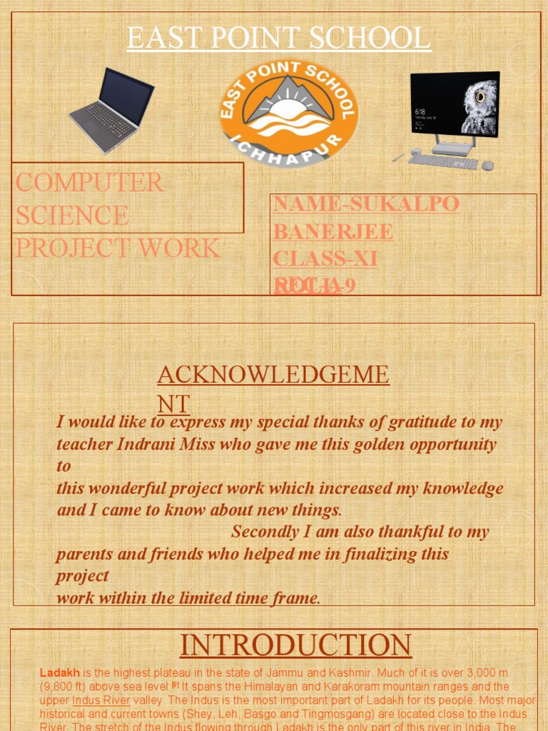 Computer Science Project Work | PDF | Himalayas Computer Science Project Work | PDF | Himalayas