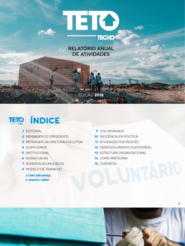 Teto Ra 2018 Otimizado | PDF | Voluntariado | Brasil