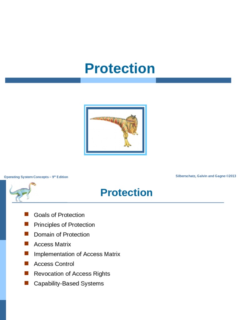 Protection Pdf Class Computer Programming Operating System