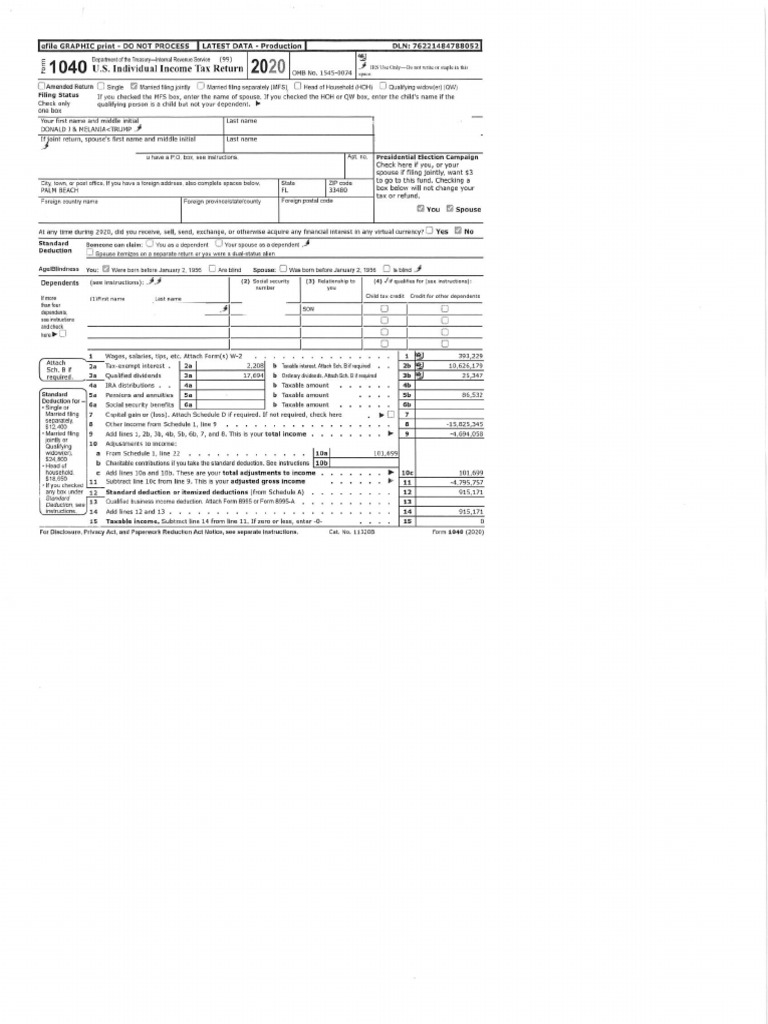 Form 1040 2020-1 | PDF