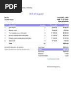Restaurant Bill Format in Excel | PDF