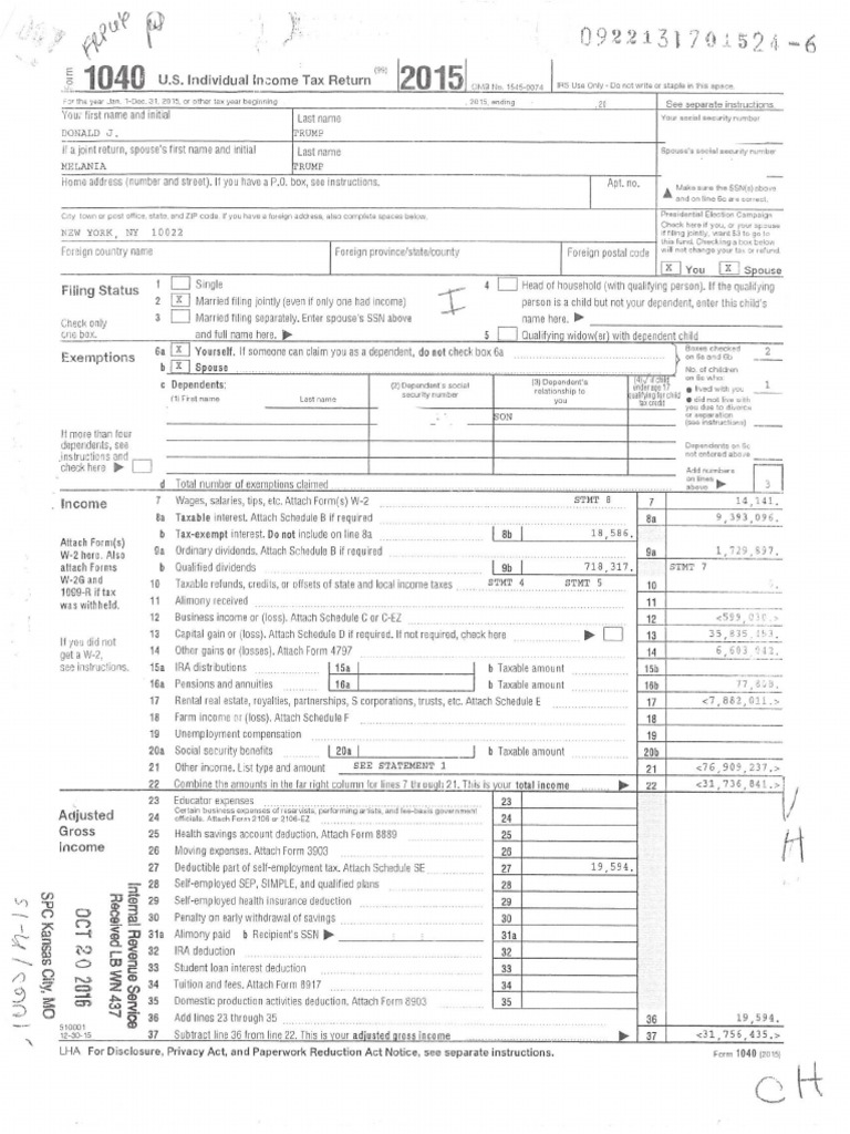 Individual 1040 Only-2015-2020 | PDF