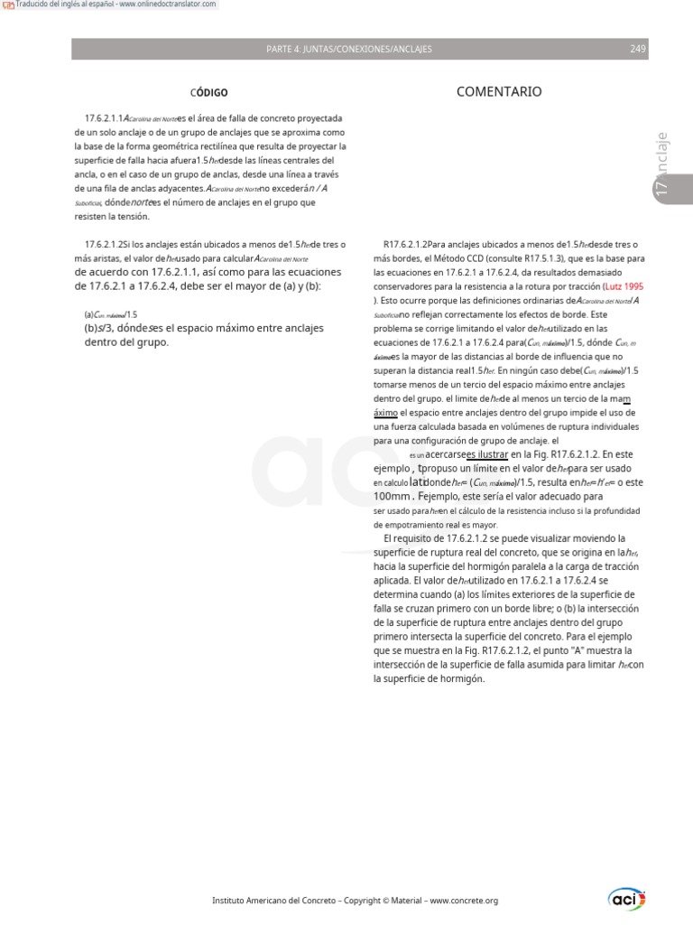 T-6-ACI 318-19 Building Code Requirements For Concrete and Commentary ...