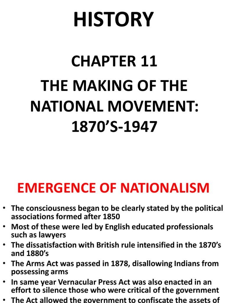 CH 9 The Making of The National Movement 1870-1947 2 | PDF | British ...