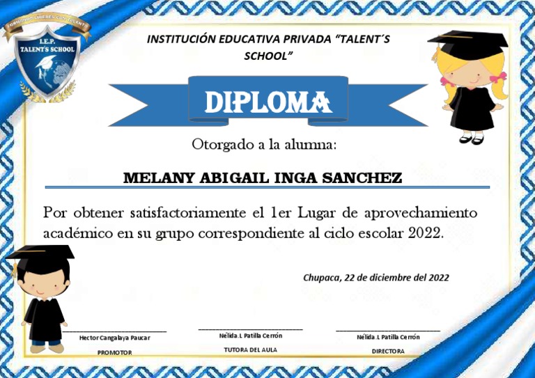 Diseño Diploma MELANY | PDF