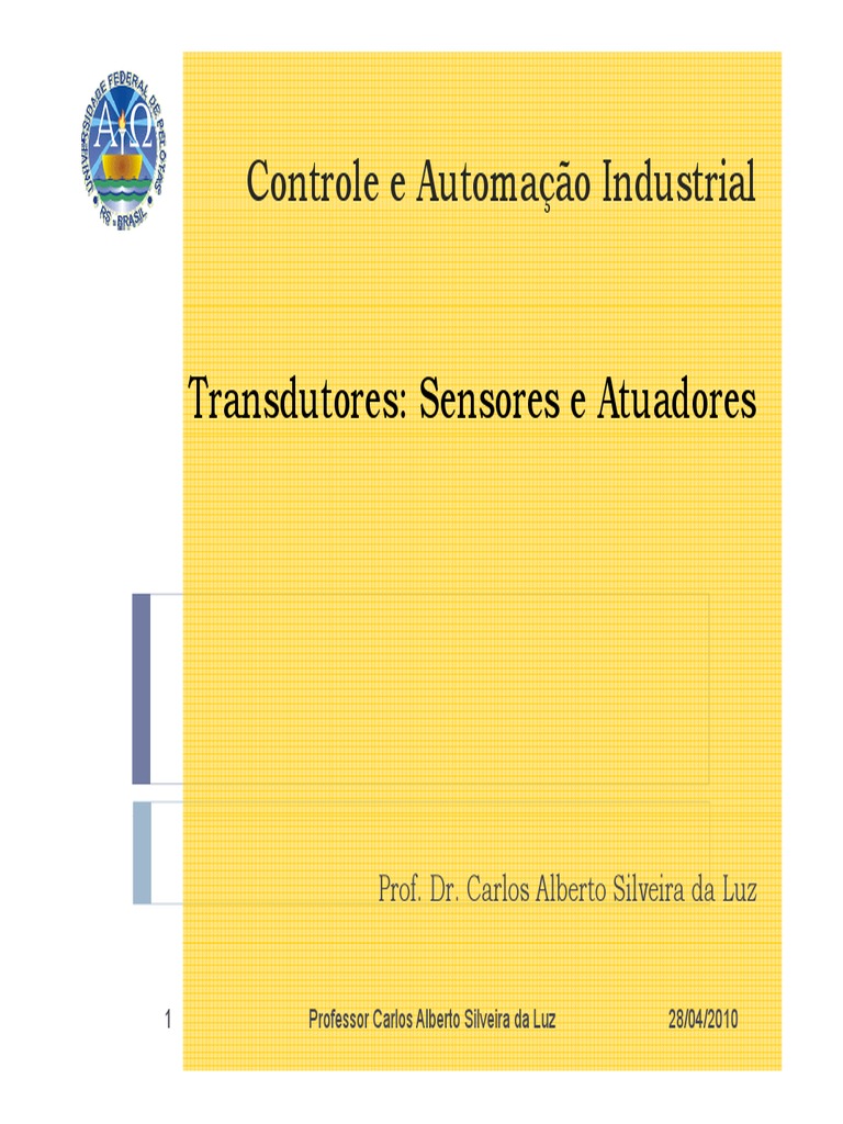 Transdutores Sensores e Atuadores | PDF