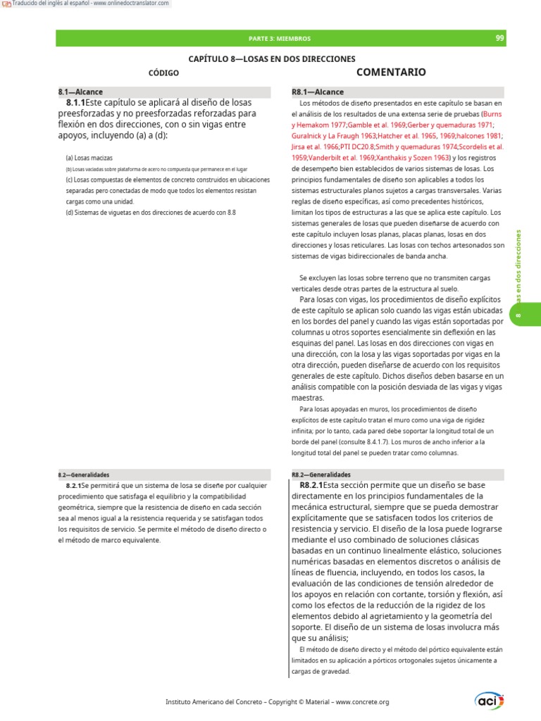 T-3-ACI 318-19 Building Code Requirements For Concrete and Commentary - SI Units (American ...