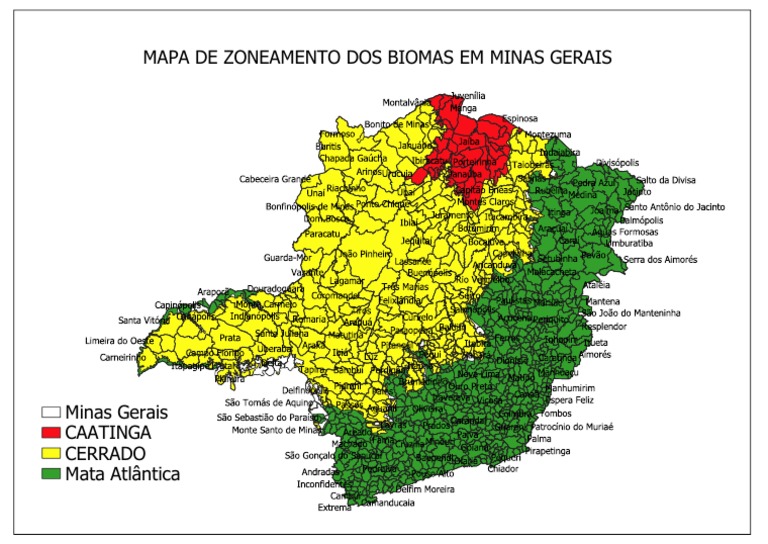 Mapa Minas Gerais | PDF