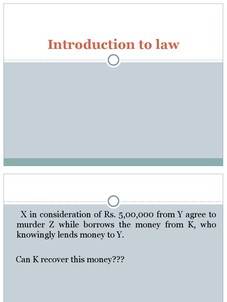 Introduction To Law Pdf