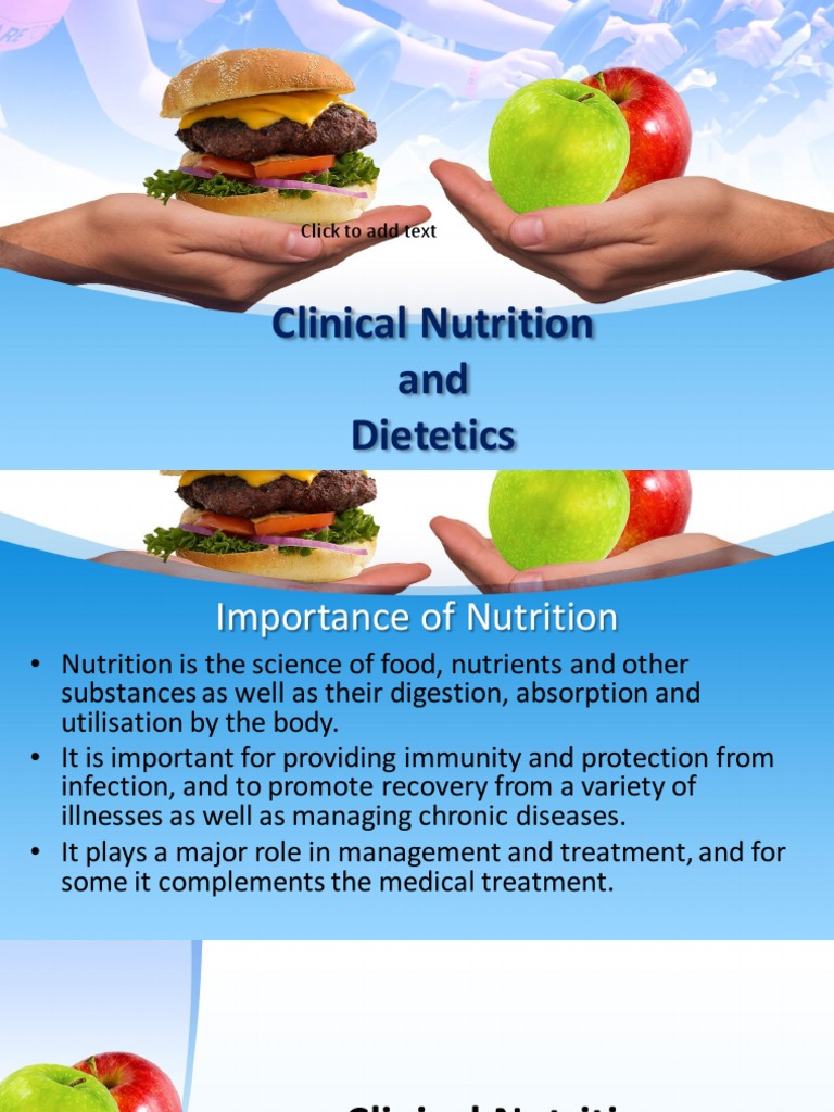 Clinical Nutrition | PDF | Dietitian | Diet (Nutrition)