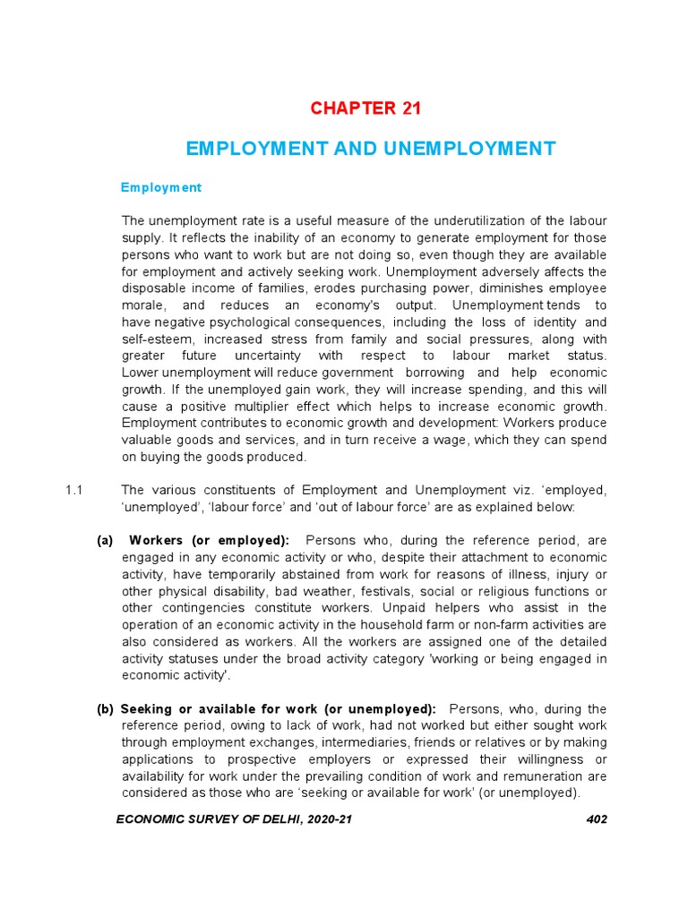 Employment | Download Free PDF | Workforce | Unemployment