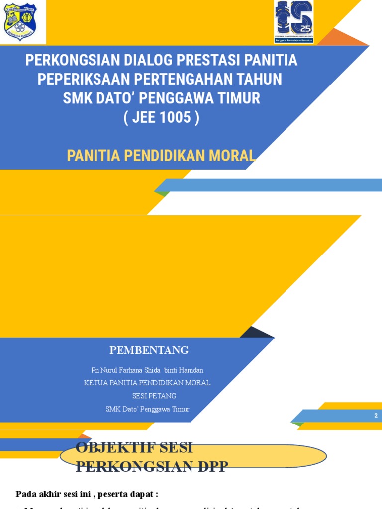 New PPT Moral Oppr Slide DPP Form 2, 3 2022 | PDF
