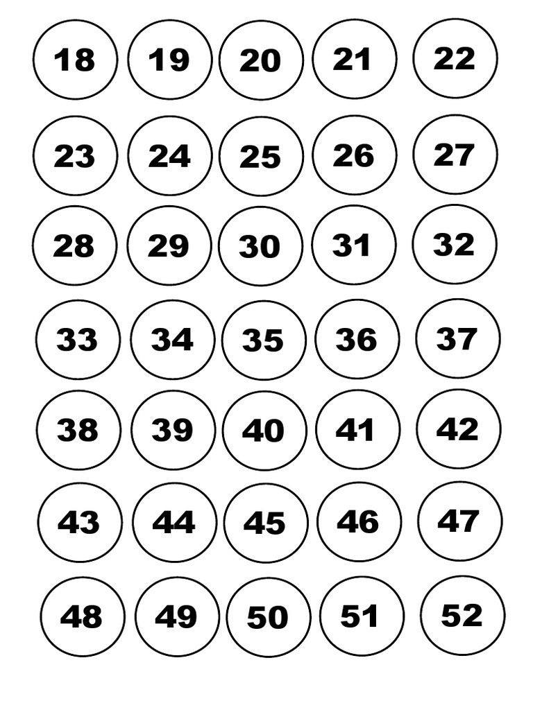 ETIQUETA NUMEROS | PDF