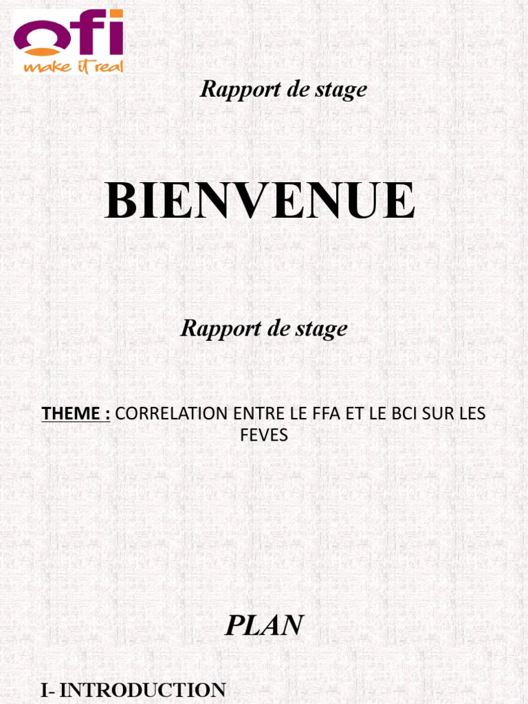 Rapport de Stage POWER | PDF | Beurre | Chimie physique