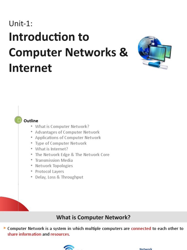 Unit-1:: Introduction To Computer Networks & Internet | PDF | Osi Model | Computer Network