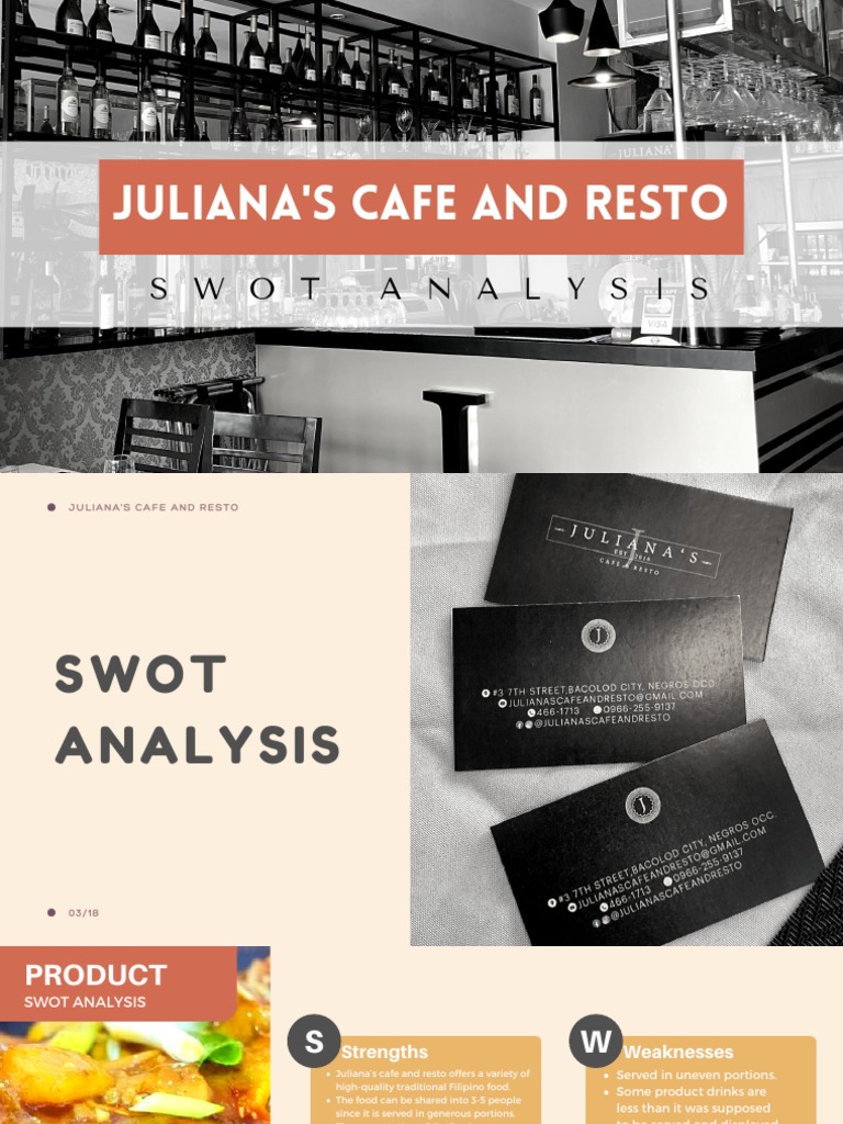 Juliana's Cafe and Resto | PDF | Swot Analysis | Restaurants